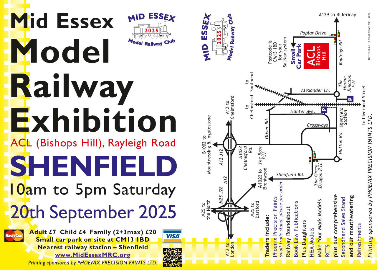 46th Mid Essex Model Railway Exhibition, Shenfield, Essex | Steam Heritage