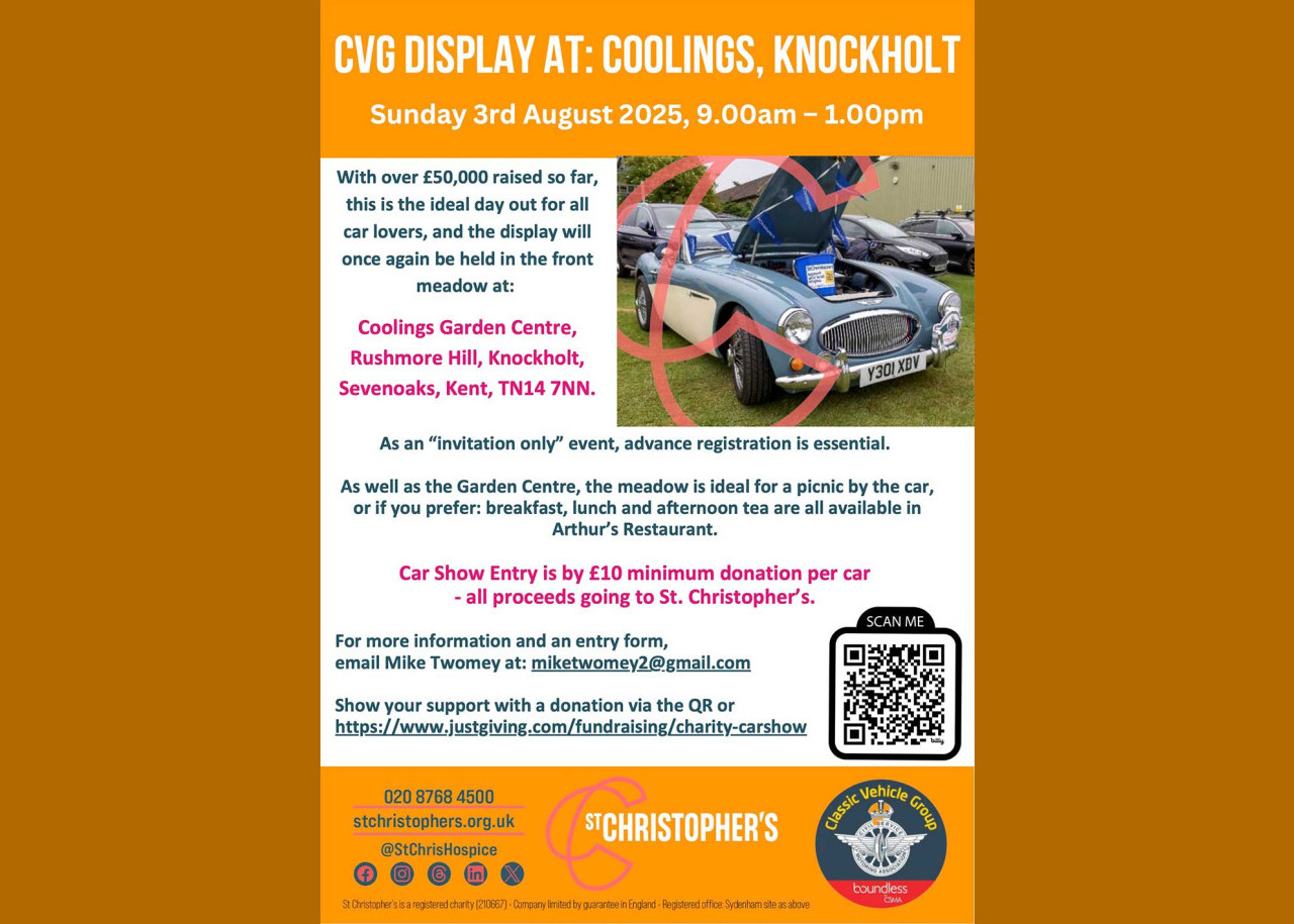 St Christopher’s Hospice Car Show, Sevenoaks, Kent | Steam Heritage