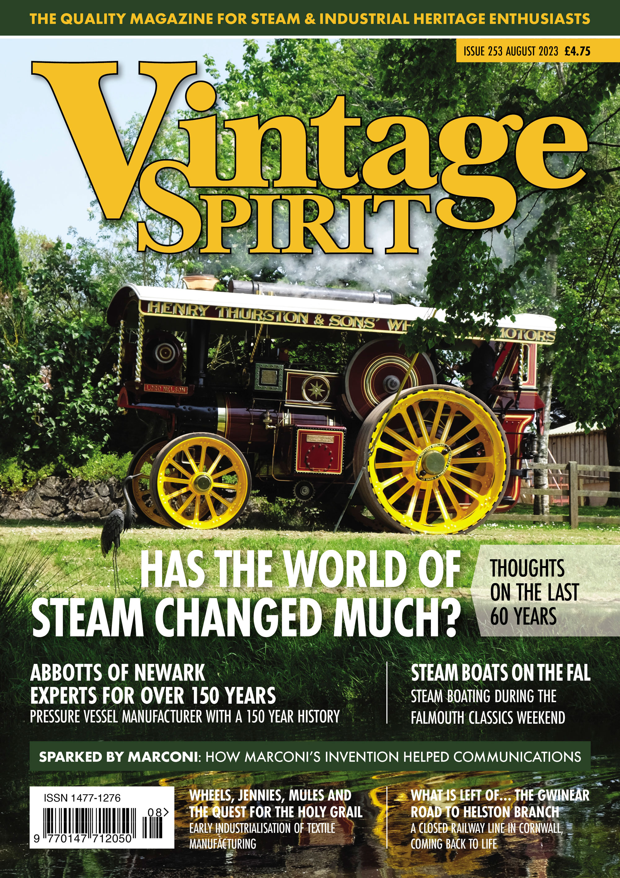 Advertise in Vintage Spirit Magazine | Steam Heritage