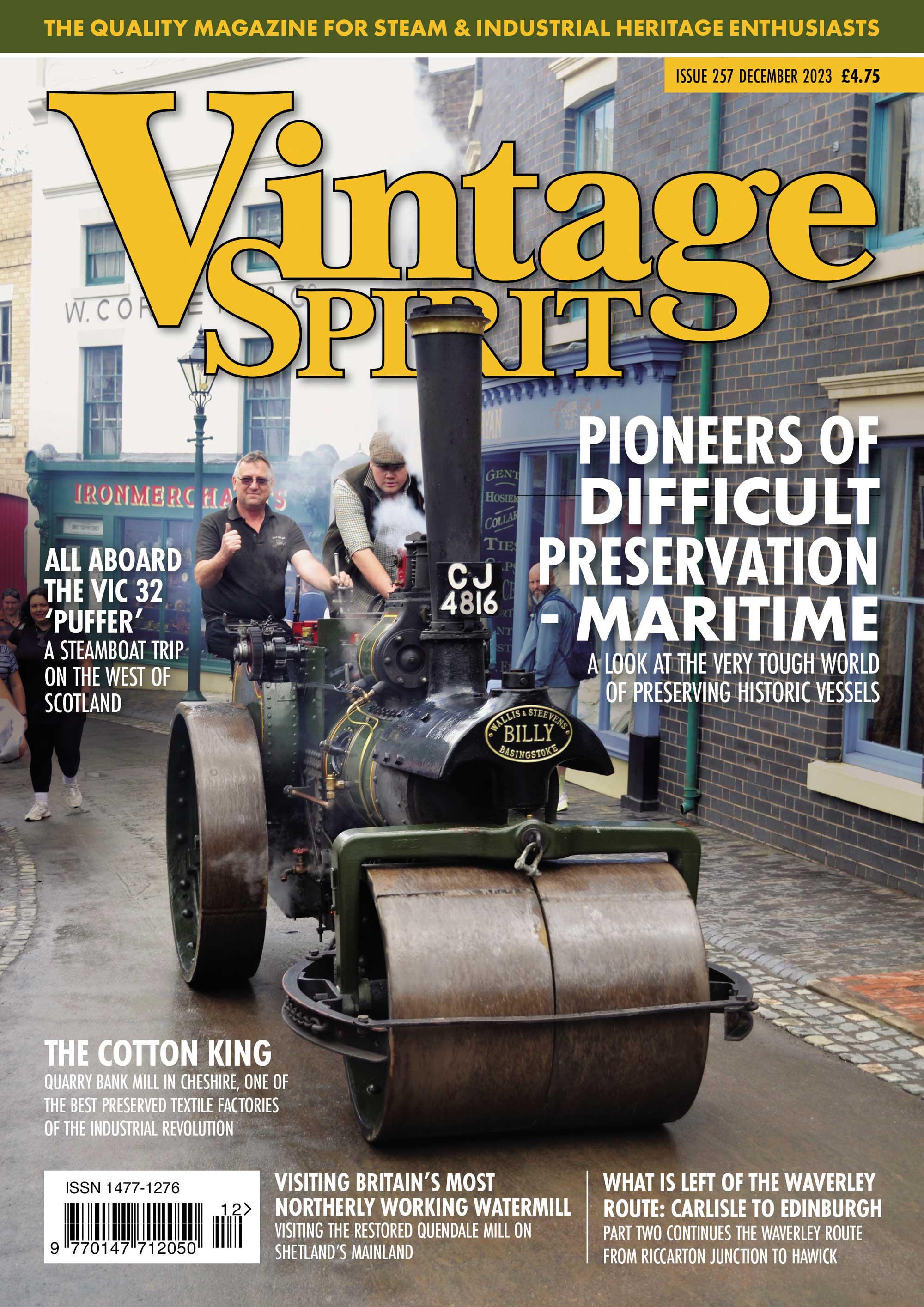 Advertise in Vintage Spirit Magazine | Steam Heritage